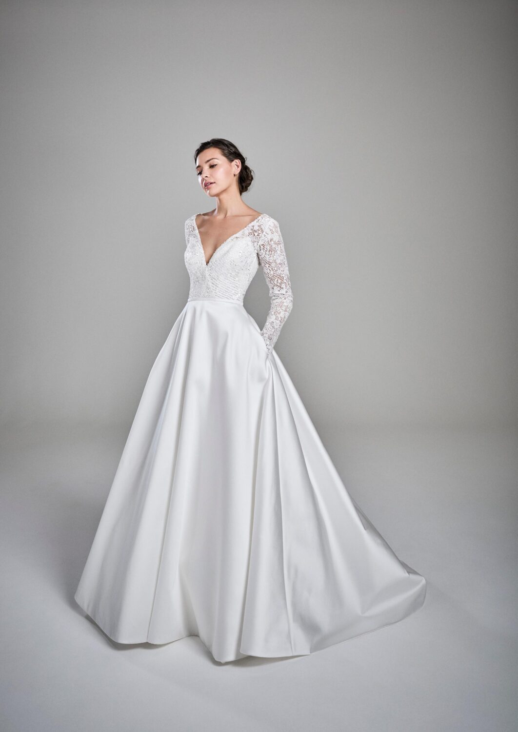 Suzanne Neville Madison Wedding Gown Size 12 - Beautiful Bridal Gowns